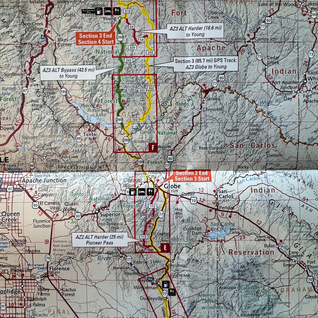 Arizona BDR Map (AZBDR) – Backcountry Discovery Routes