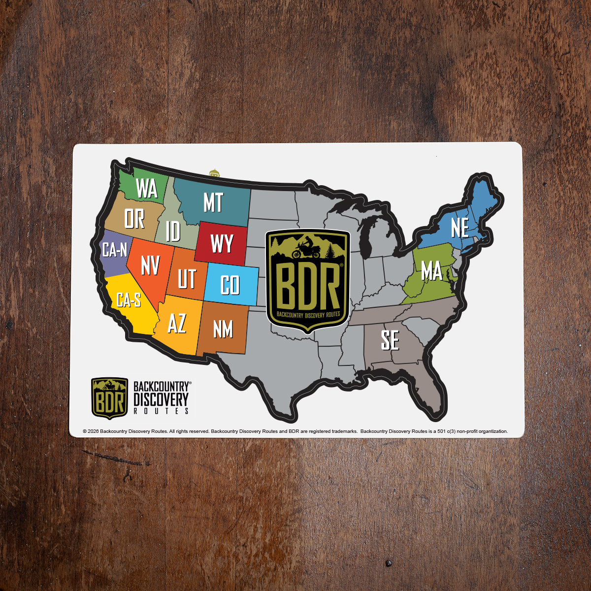 BDR Map Decal / Sticker – Backcountry Discovery Routes