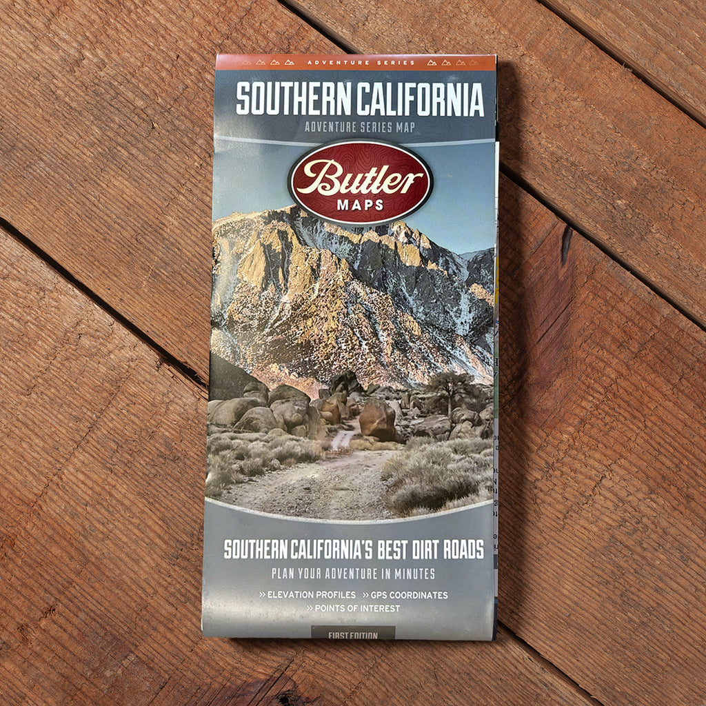 SoCal Adventure Series Butler Map – Backcountry Discovery Routes