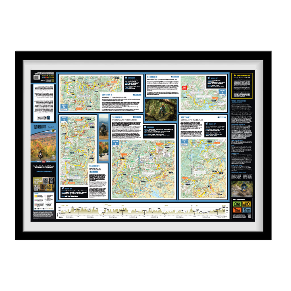 North East BDR Flat Map – Backcountry Discovery Routes