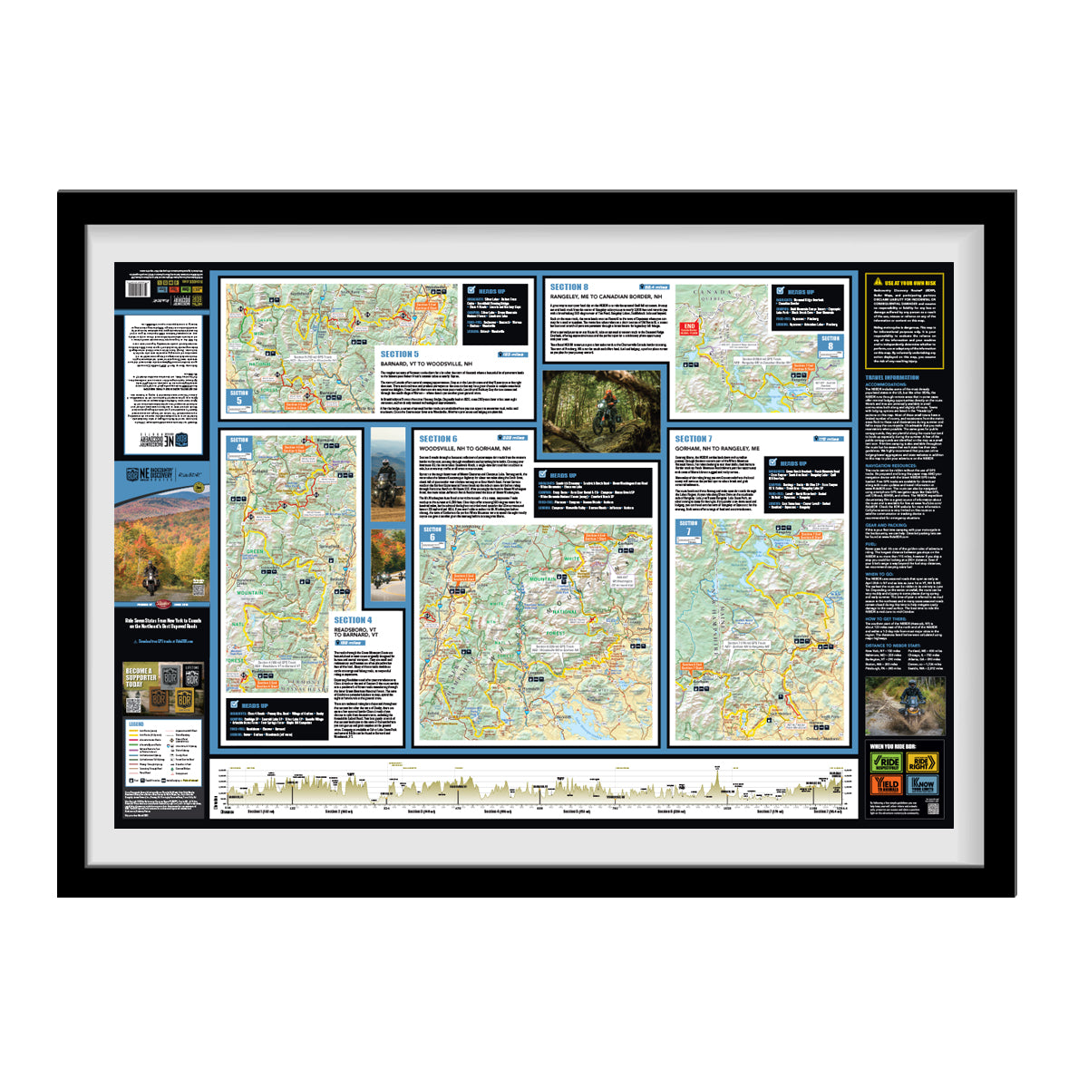 North East BDR Flat Map – Backcountry Discovery Routes