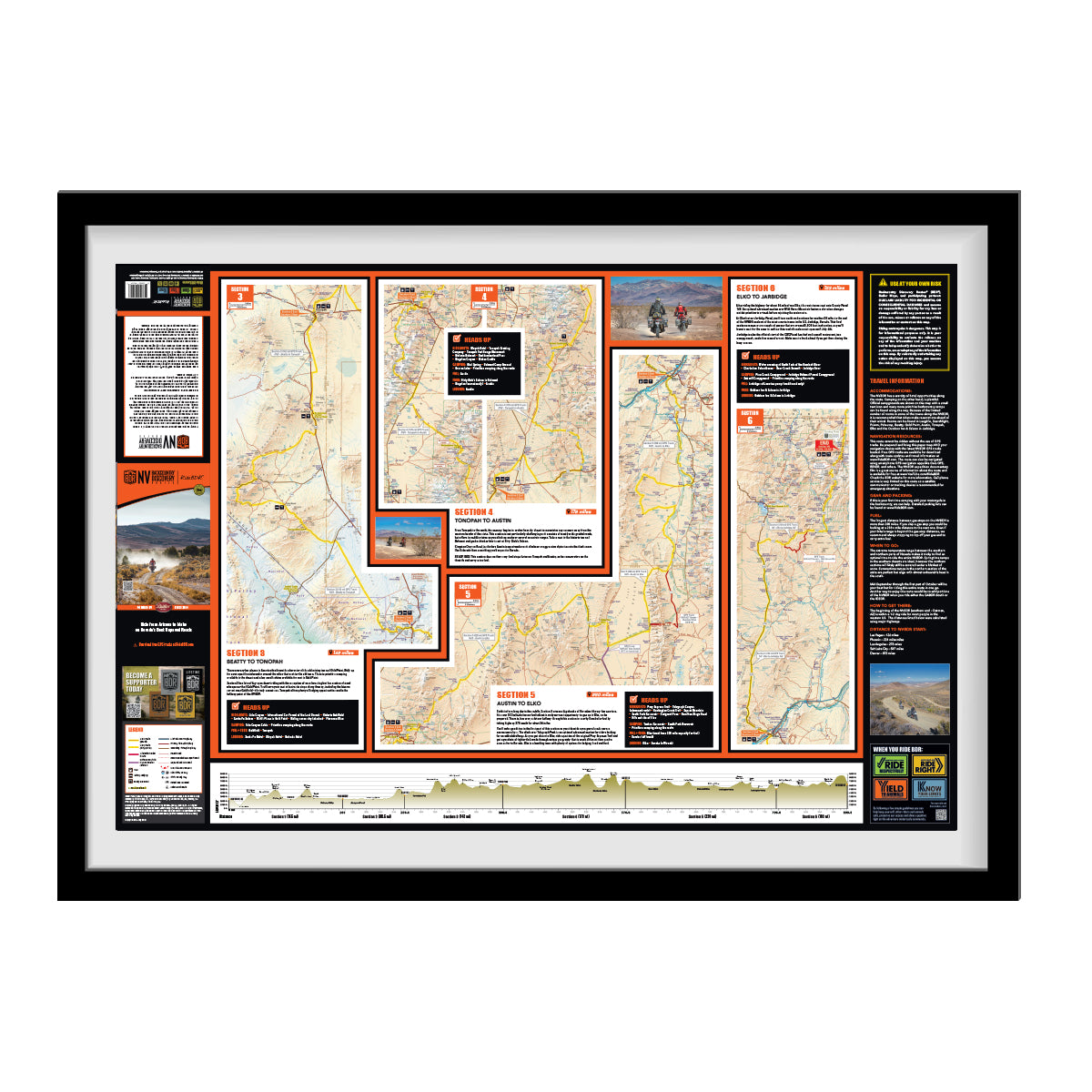 Nevada BDR Flat Map – Backcountry Discovery Routes