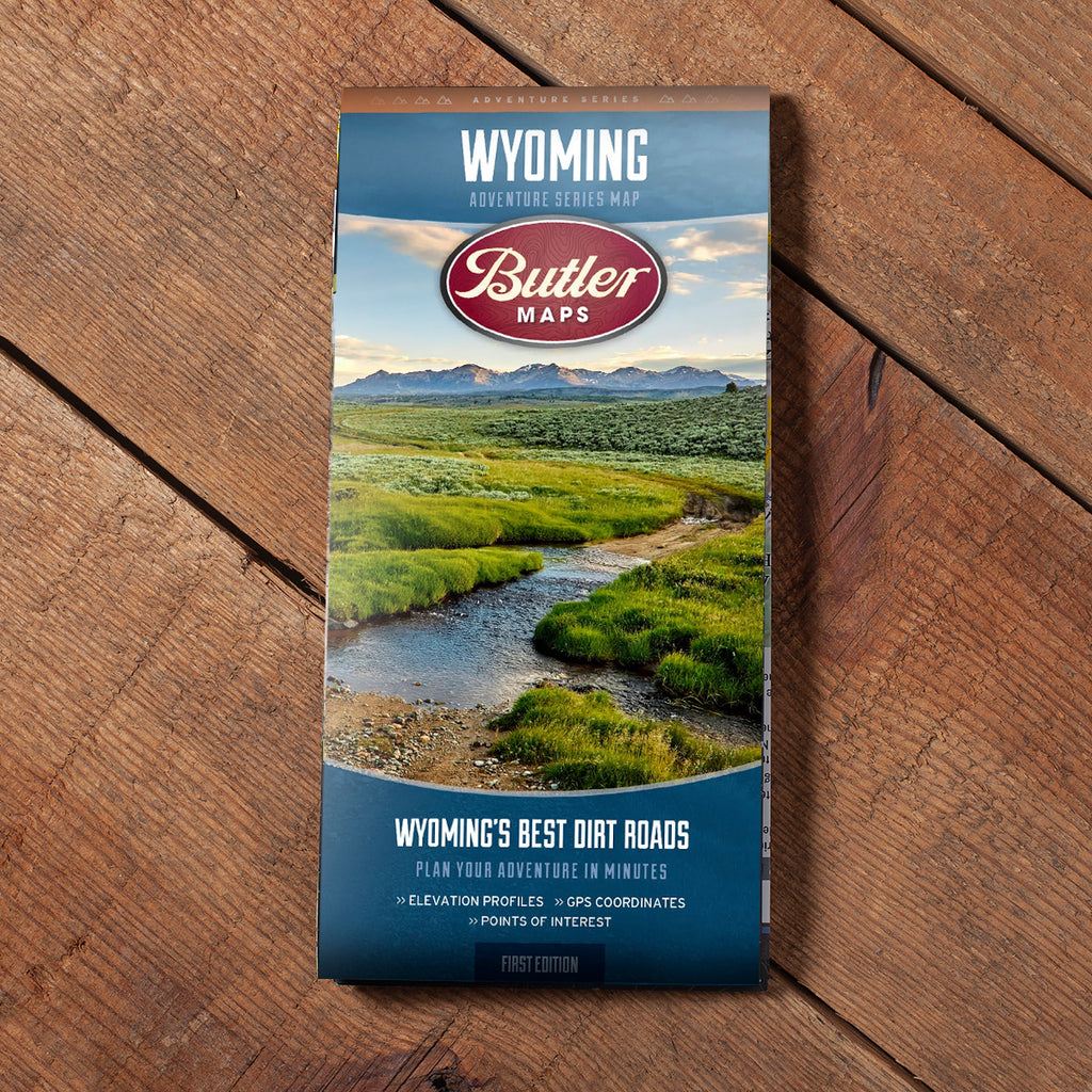 Wyoming Adventure Series Butler Map – Backcountry Discovery Routes